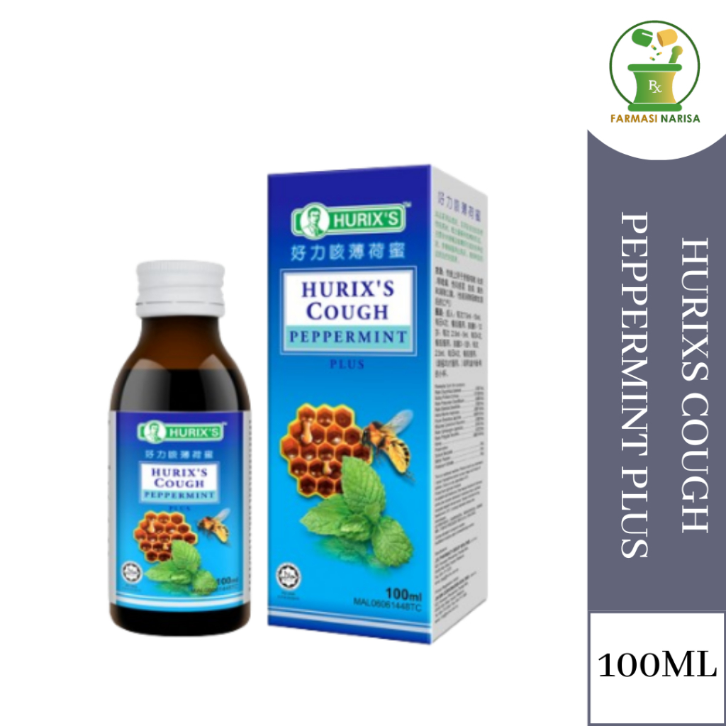 HURIXS COUGH PEPPERMINT PLUS 100ML | Shopee Malaysia