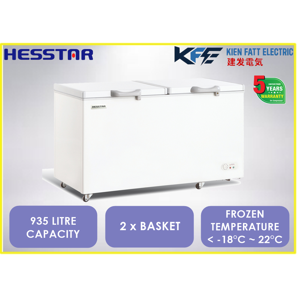 Hesstar Chest Freezer 935 Litre HCFS935L | Shopee Malaysia