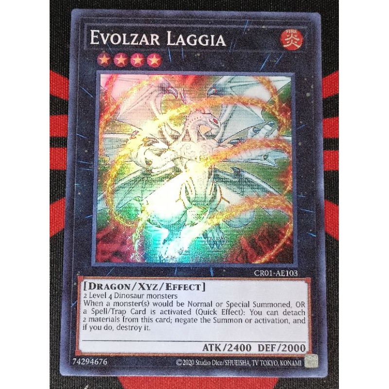YUGIOH KONAMI CR01-AE103 Evolzar Laggia (Super Rare) | Shopee Malaysia