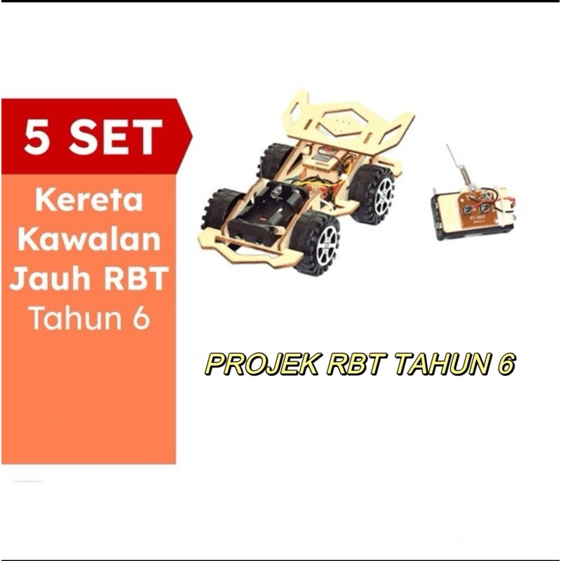 5 Set Kit Projek RBT Tahun 6 Kereta Kawalan Jauh Unit 1 Model ...
