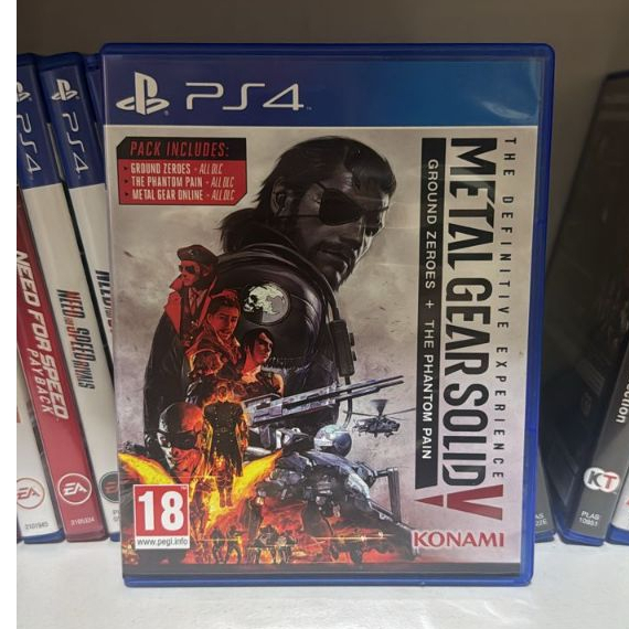Ps4 Cd Game Metal Gear Solid V Definitive Experience Ground Zeros + The ...