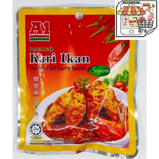 A1 咖喱鱼即煮料 A1 Instant Fish Curry Sauce/ A1 Perencah Kari Ikan Segera ...