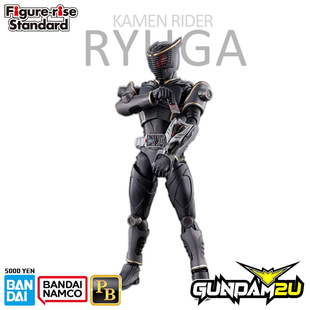 (Kotak Kemek) BANDAI FRS Kamen Rider Ryuga - Figure-rise Standard Heisei Masked Rider Plastic ...