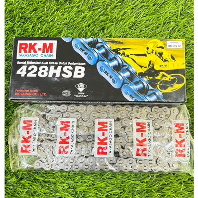 428H 428 H ( 428HSB ) RKM RK-M CHAIN / SPROCKET CHAIN 122L | Shopee ...