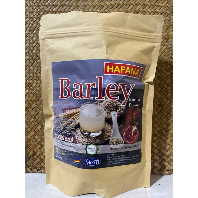 barley barli hafana TIADA GULA PUTEH PERANG minuman organic holland ...