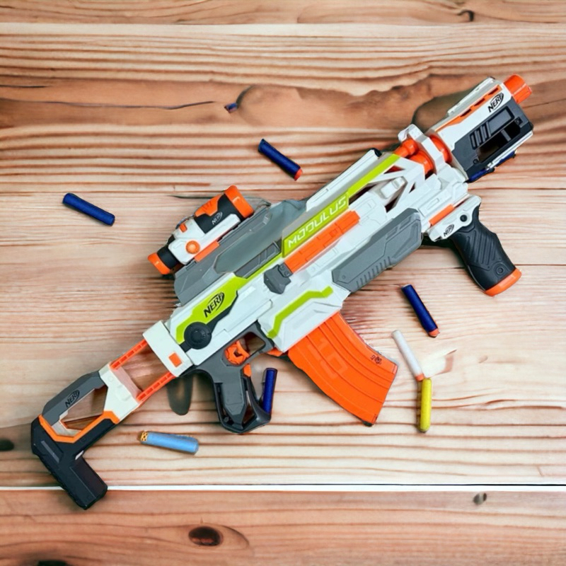 used NERF Modulus ECS-10 (big stryfe) option with many accesories ...