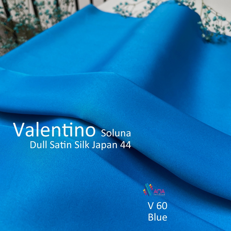 Ana Textile V1-V80 Dull Satin Valentino Soluna Silk Japan Bidang 44/45 ...