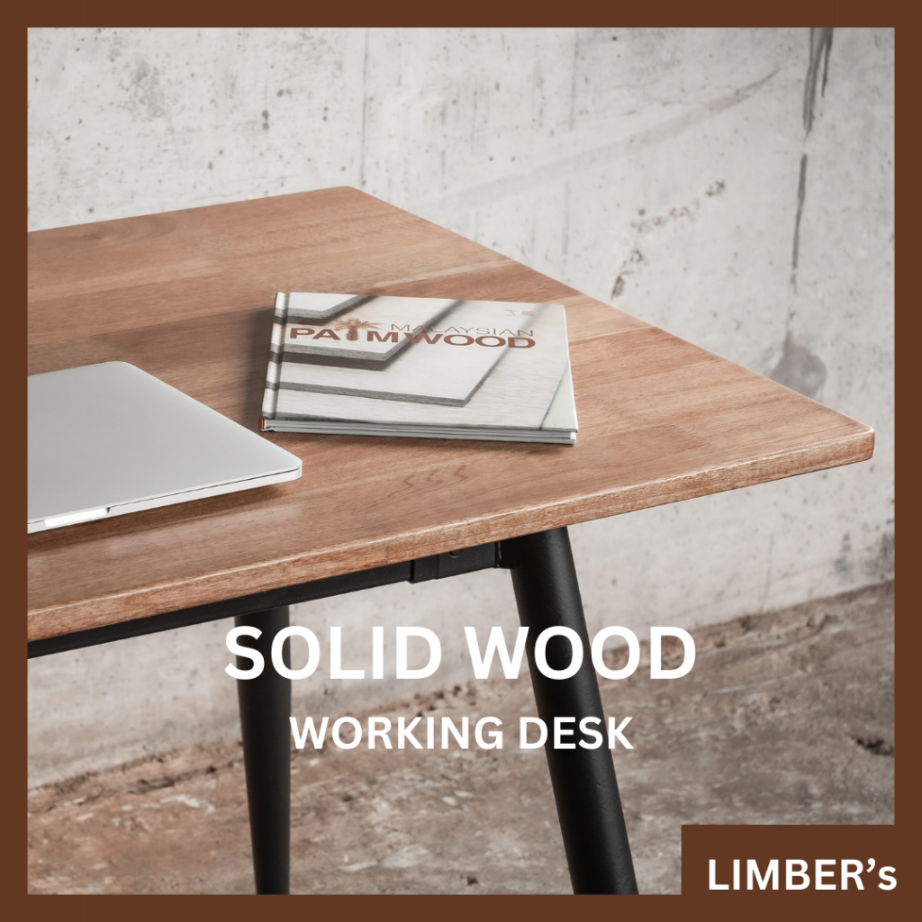 LIMBER's - SOLID WOOD Standard Computer Desk / Office Desk / Working ...