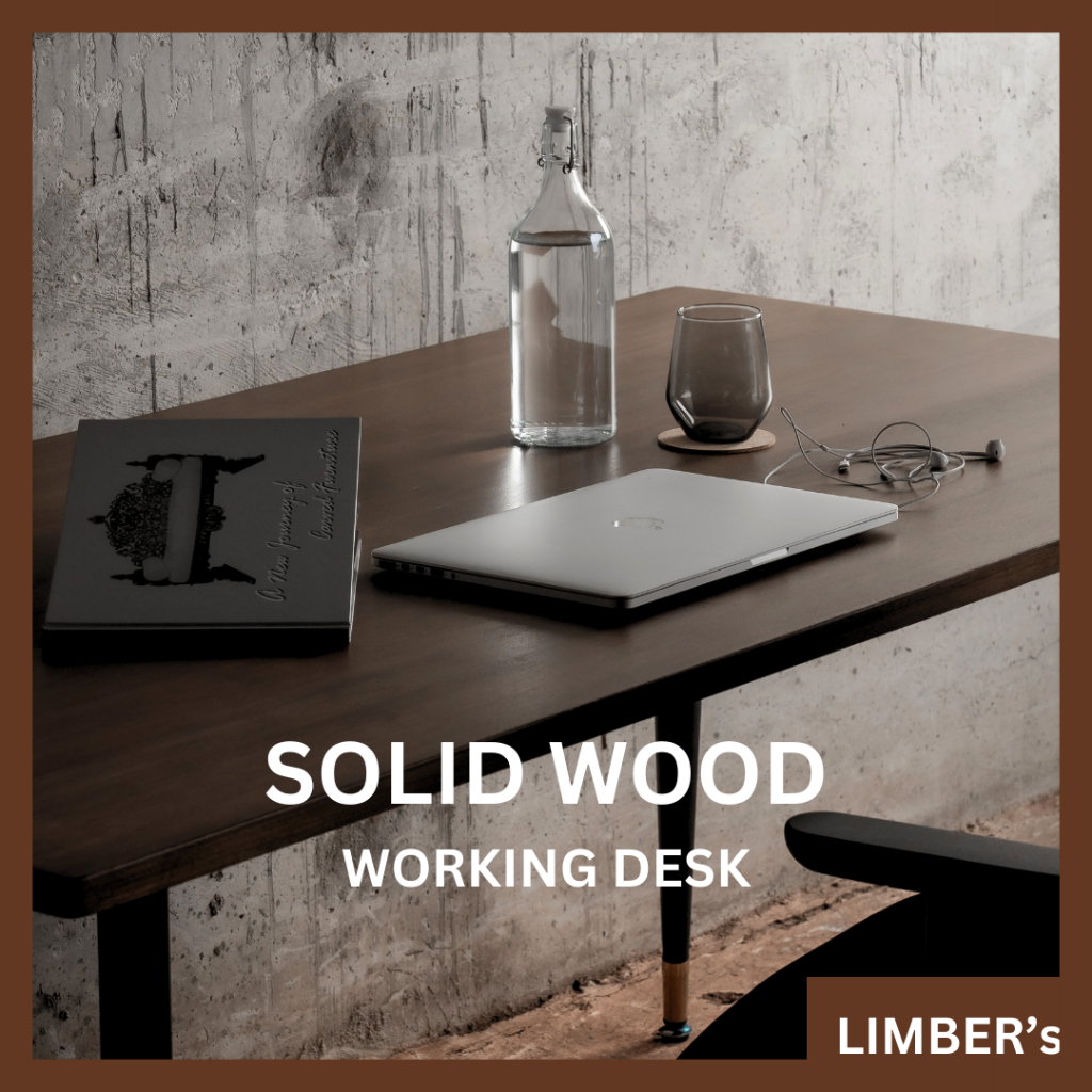 LIMBER's -SOLID WOOD Executive Computer Desk / Working Desk / Dining ...