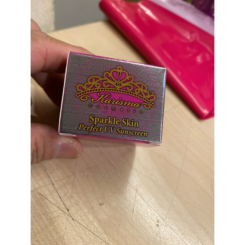 Cream skincare karisma SPARKLE skin perfect UV Sunscreen | Shopee Malaysia