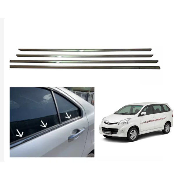 Toyota Avanza 2012-2018 Window Trim Chrome Lining | Shopee Malaysia