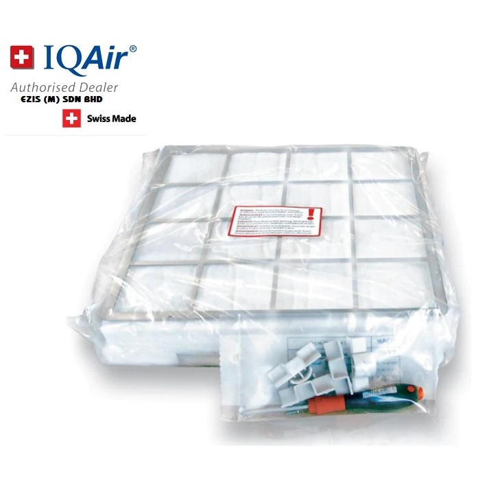 IQAir PF40 Coarse Dust Pre-Filtration Kit C/W fitting-kit, special tools, clamps, 3 filter pads ...