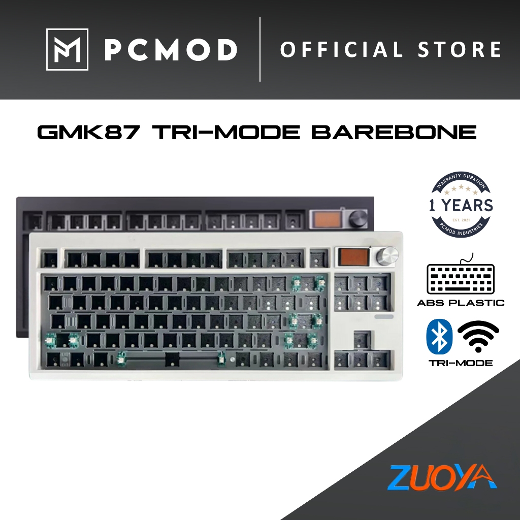 ZUOYA GMK87 Barebone Knob | Hotswappable Mechanical Keyboard | PCMOD x ...