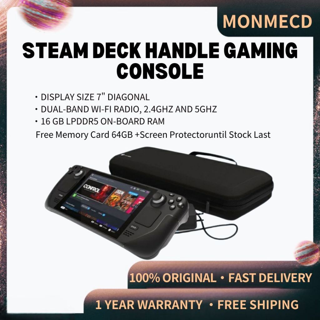 [Ready Stock] Steam Deck Oled held Gaming Console 64GB/256GB/512GB ...