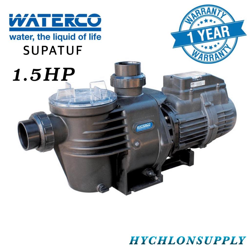 WATERCO SUPATUF 150 MK2 (1.5HP) Single Phase SWIMMING POOL PUMP WITH ...