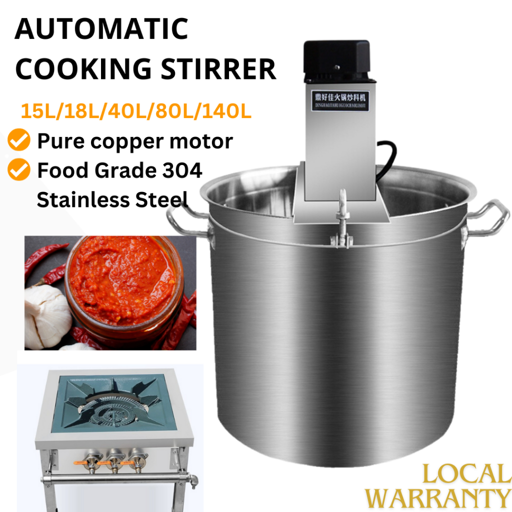 Automatic Stirrer Sauce Sambal Paste Pot Stirrer Auto Cooking Machine ...
