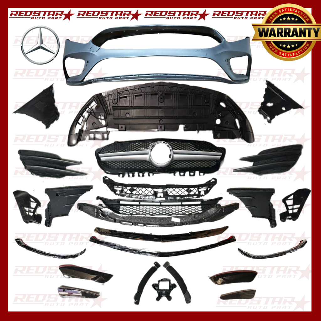Mercedes W177 A35 FRONT BUMPER SET COMPLETE NEW-OEM | Shopee Malaysia