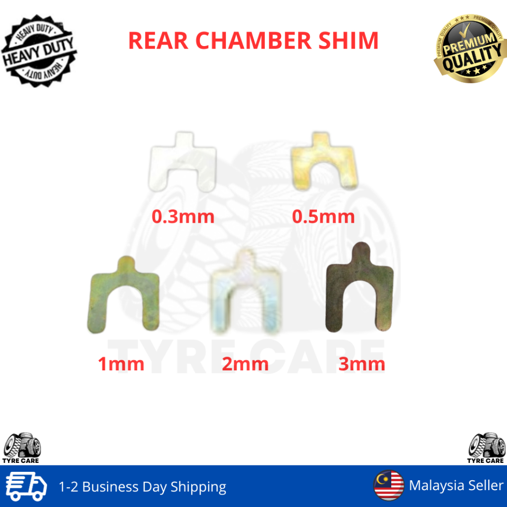 Rear Camber Shim 0.3mm,0.5mm,1mm,2mm,3mm Heavy Duty Proton Wira,Waja ...