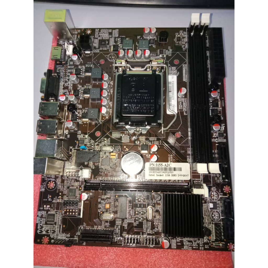 H55 - A2 Intel Socket 1156 DDR3 S+V+L8047 Motherboard | Shopee Malaysia