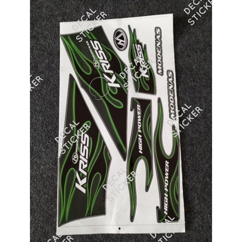 STICKER MODENAS KRISS 1,KRISS 2,KRISS 100,KRISS FL 1,KRISS FL 2 EDITION ...