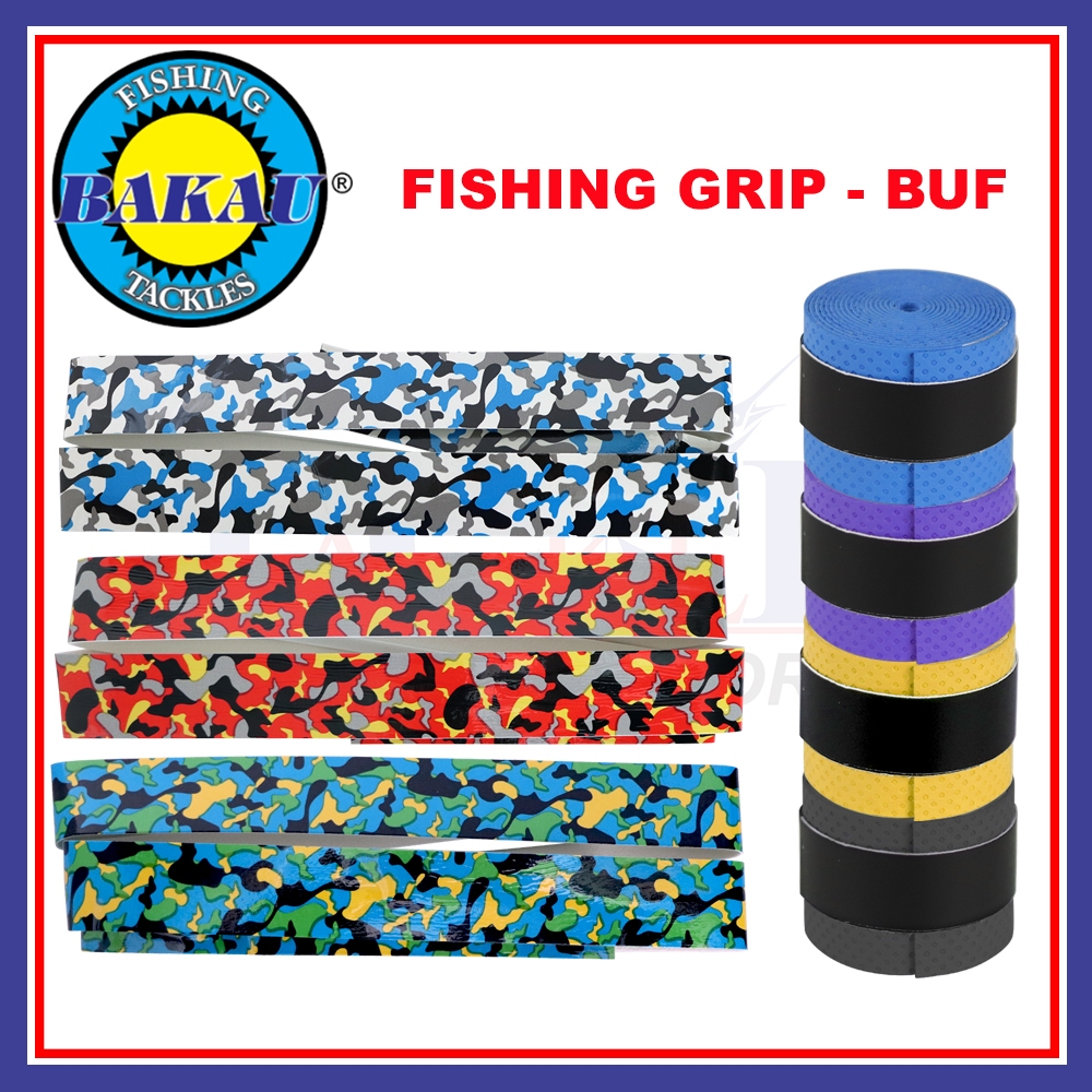 Bakau Fishing Grip BUF/BUC Fishing Rod Grip Handle Anti-Slippery Wrap ...