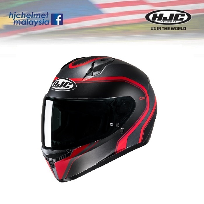 FULL FACE HJC C10 Helmet - Elie MC1SF bike motosikal HJC moto keledar | Shopee Malaysia