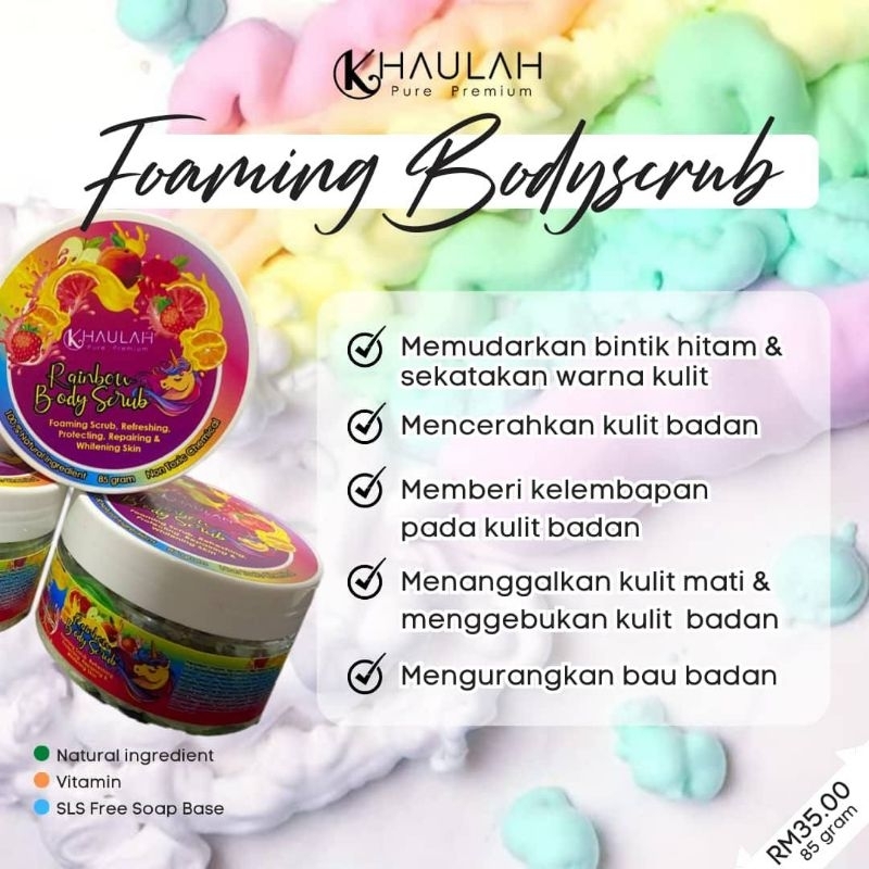 khaulah body scrub 85gm | Shopee Malaysia