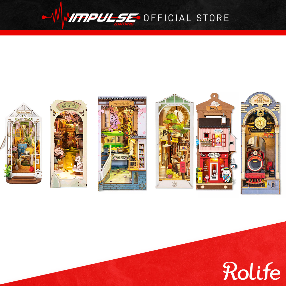 Robotime Rolife Book Nook Stories in Books Series - Magic House, Garden ...