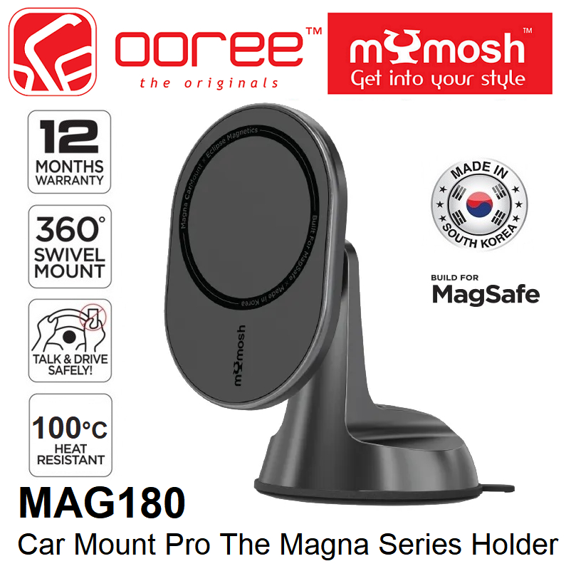 MYMOSH MAG180 CAR MOUNT PRO THE MAGNA SERIES CAR HOLDER GRAVITY SUCTION ...