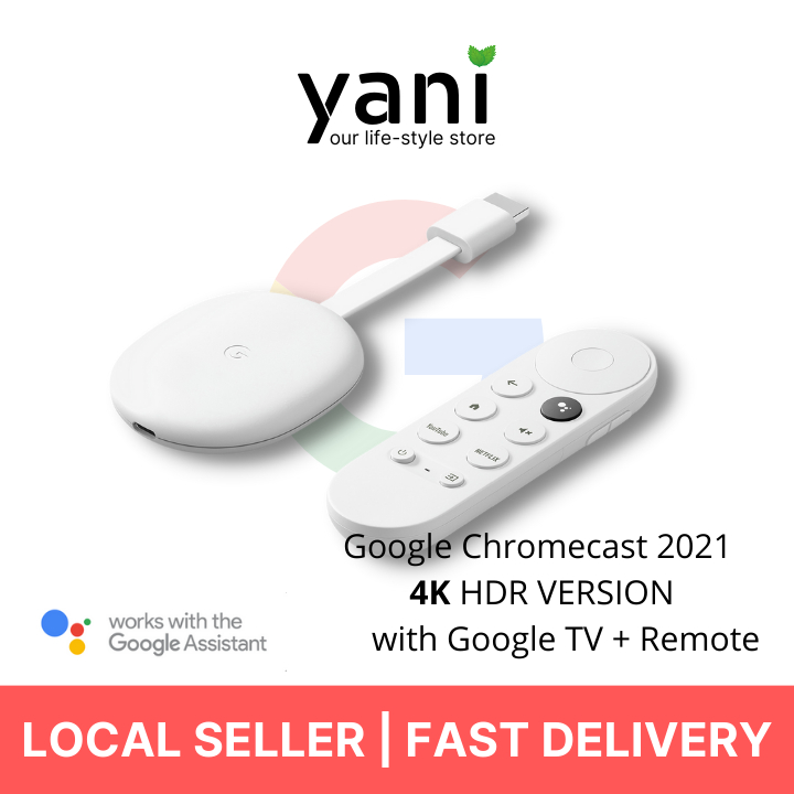 (Ready stock) Google Chromecast Google TV 4K HDMI Streaming Media ...