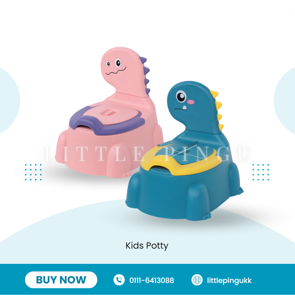 Dinosaur Kids Potty with cover training potty | Shopee Malaysia