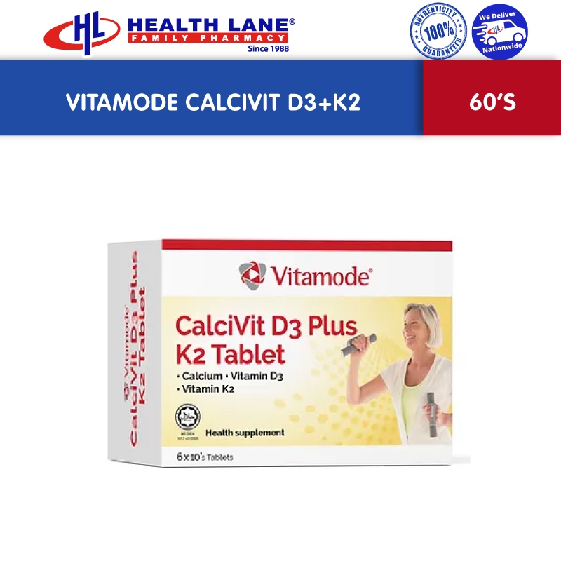 Vitamode Calcivit D3+K2 (60's) | Shopee Malaysia