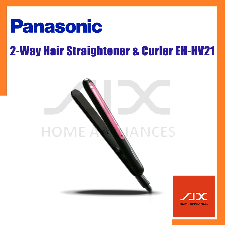 Panasonic 2-Way Hair Straightener & Curler EH-HV21 | Shopee Malaysia