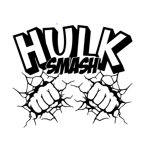 03-STICKER CUTTING HULK SMASH STICKER FOR CAR MIRROR VEHICLE LORI ...