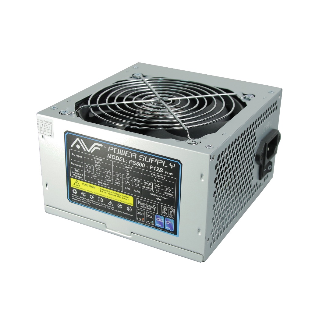 AVF 500Watt Power Supply (PS500-F12B) | Shopee Malaysia