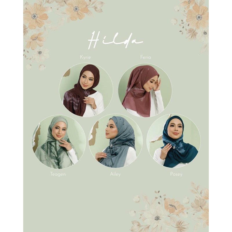 Hilda Collection By The Hijab Co Shopee Malaysia