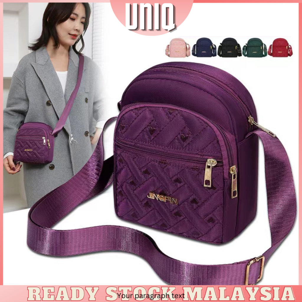 F4 Ready stock uniq Sling Bag Women Beg Wanita Sling Beg Perempuan ...