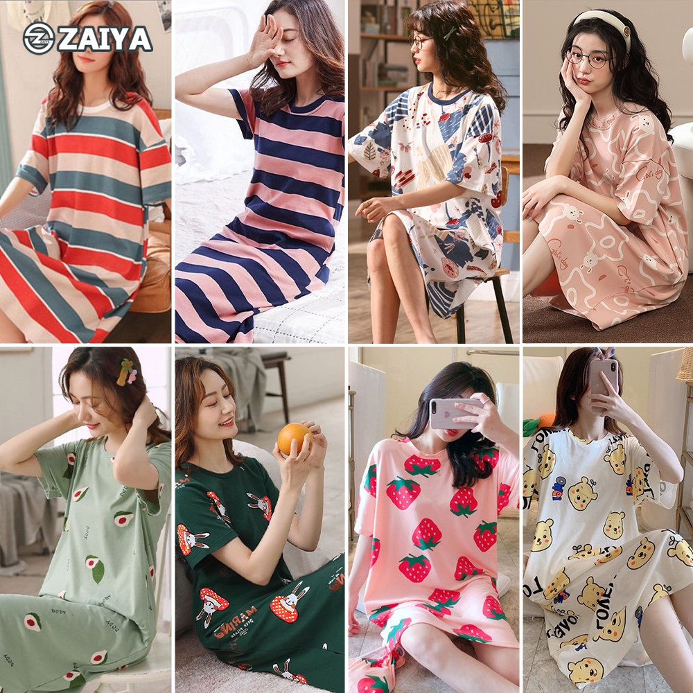 YURI Womens pyjamas Dress Pyjamas Sleepwear Pajamas Nightwear Baju ...
