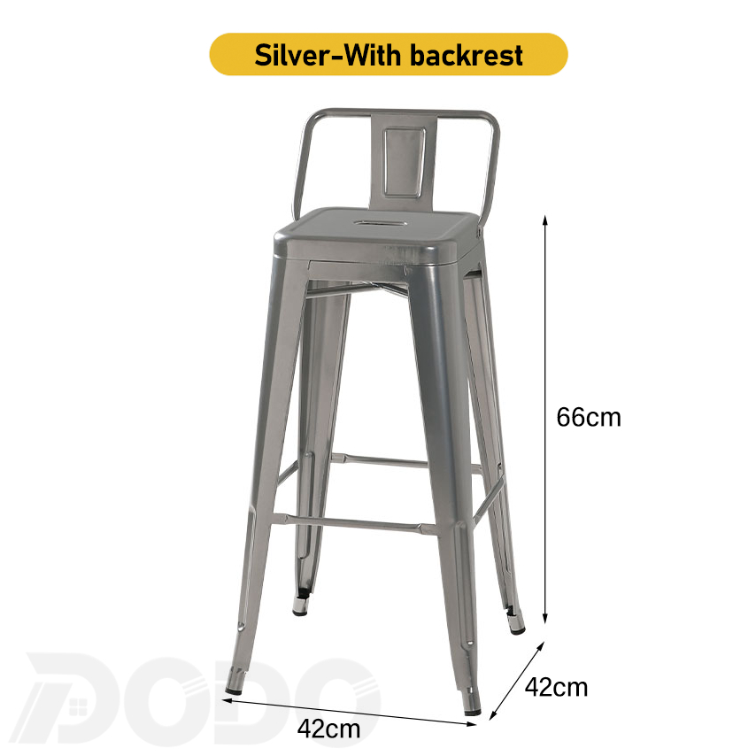 DO Metal High Chair Bar Stool Cafe Chair Dining Chair Kerusi Makan ...