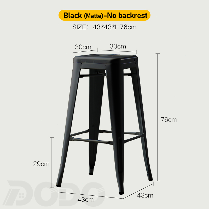 DO Metal High Chair Bar Stool Cafe Chair Dining Chair Kerusi Makan ...