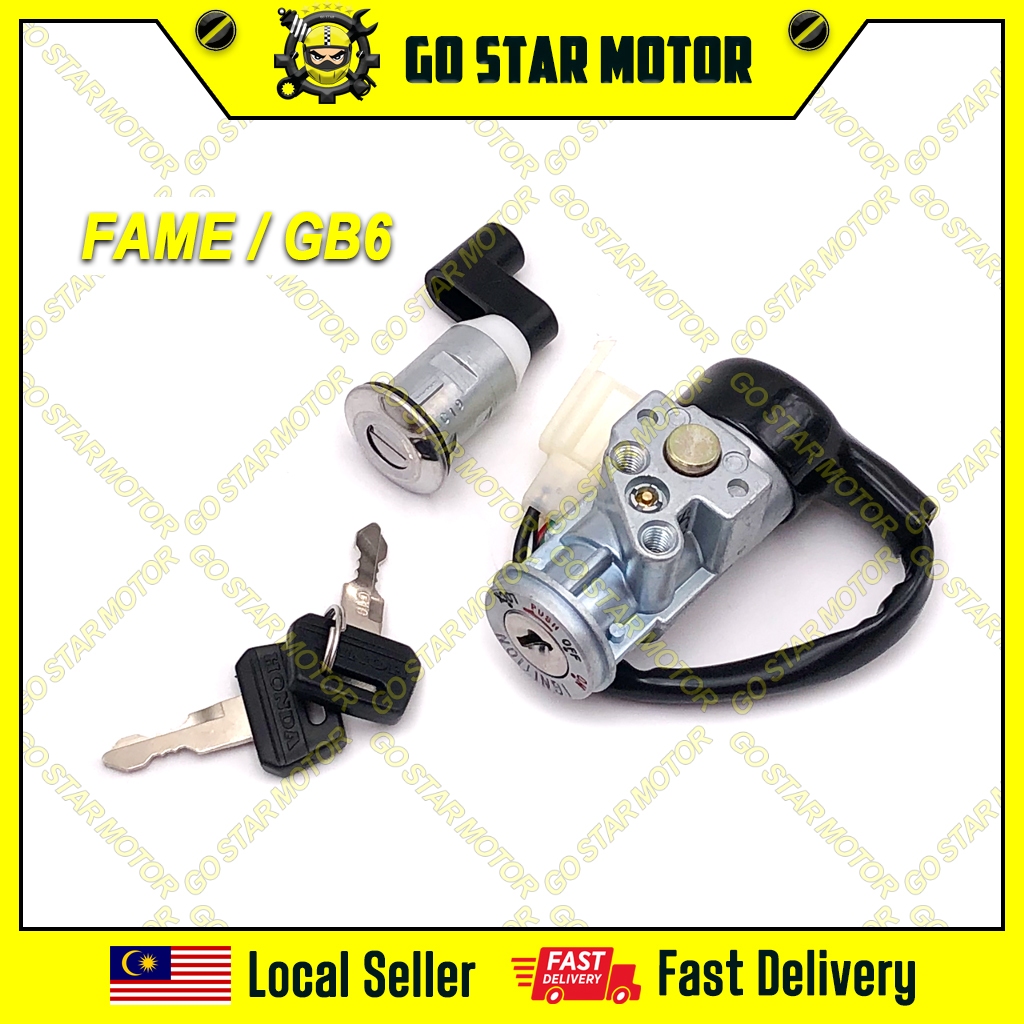 HONDA FAME / GB6 GB-6 MAIN SWITCH SET MAIN SWITCH ASSY IGNITION SWITCH ...