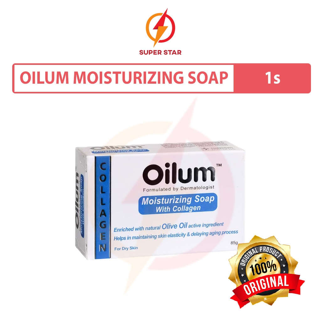 Oilum Moisturizing Soap With Collagen 85g | Shopee Malaysia