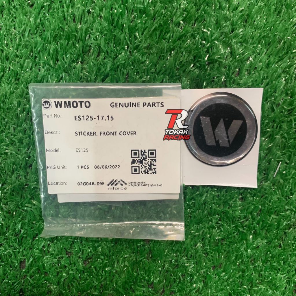 WMOTO ES125 LOGO FRONT COVER ORIGINAL ES125-17.15 | Shopee Malaysia