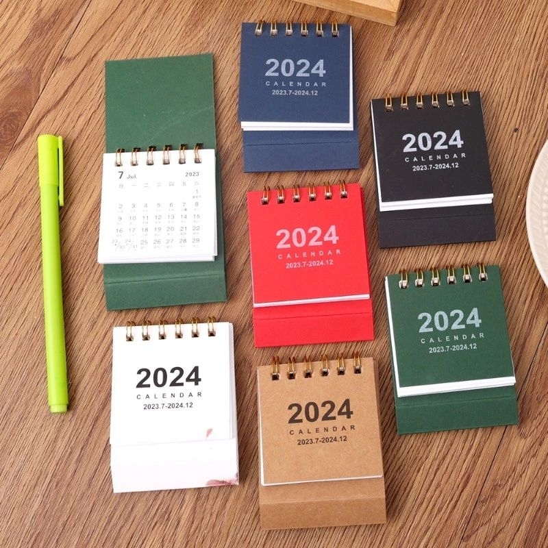 (CLEARANCE) 2024 MINI DESK CALENDAR FOR MINIMALIST (till20.03) | Shopee ...