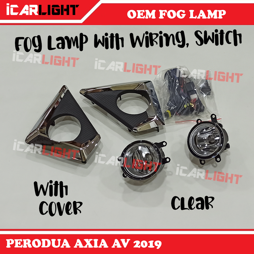Perodua Axia AV SE 2019 2020 2021 2022 Oem Fog Lamp High Quality Car ...