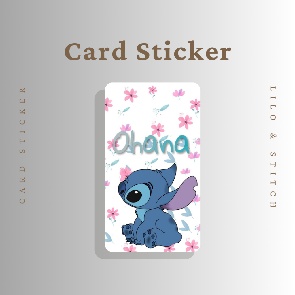 STITCH CARD STICKER - TNG CARD / NFC CARD / ATM CARD / ACCESS CARD ...