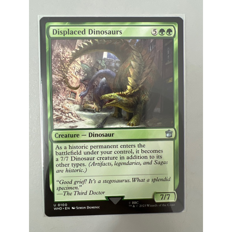 Magic The Gathering Displaced Dinosaurs (WHO) | Shopee Malaysia