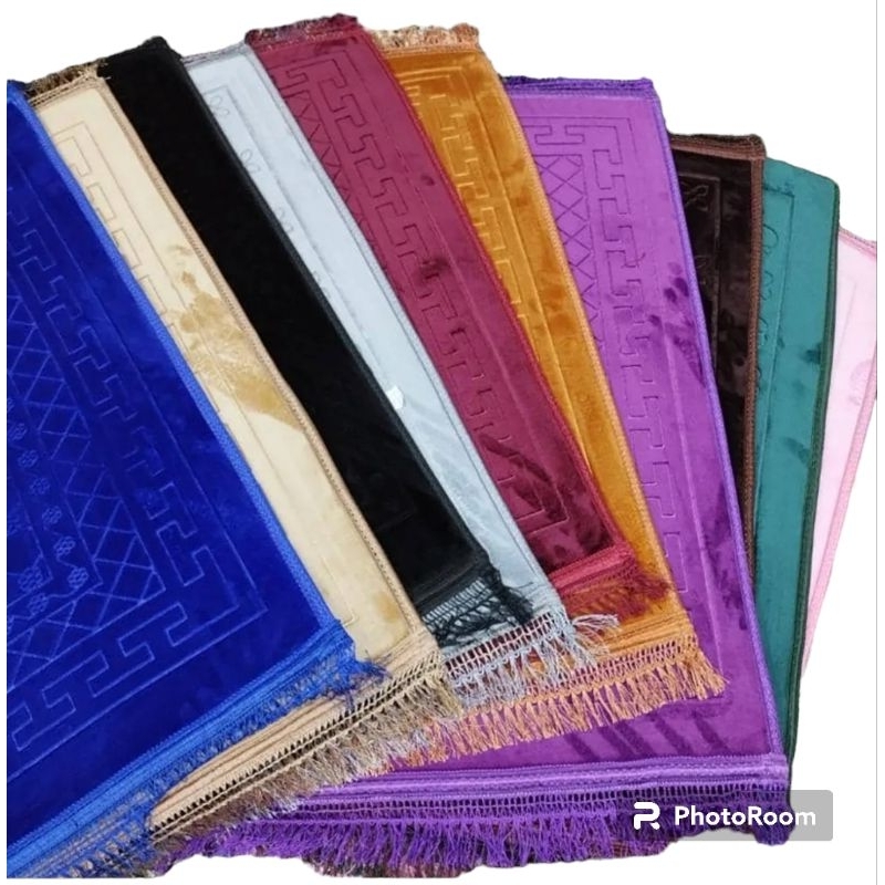 Sejadah Gebu Tebal Lembut murah - Sejadah plain Prayer rag - prayer mat ...