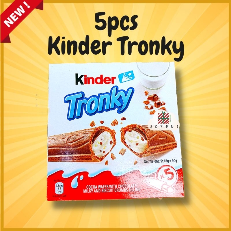 90g T5 Kinder Tronky Chocolate Cocoa Wafer | Shopee Malaysia
