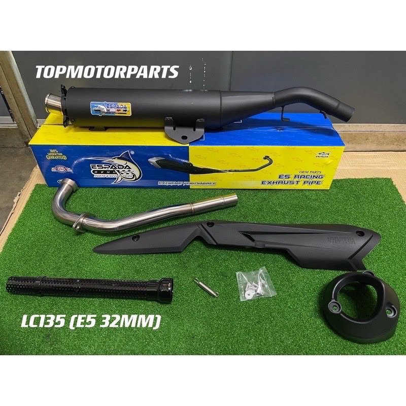 Exhaust Espada Std Cutting 100% Original Y15ZR/Y15/RS150/LC135/SRL115/SRL115FI EZXOS E4 E5 E6 E7 ...